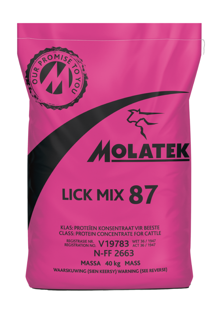 Maintenance licks for dry sour veld | Molatek - Partnering in Ruminant ...
